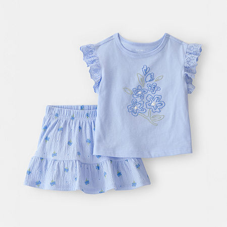 Click here for Carters Baby Girls Floral Top & Skort  2-Piece Set... prices