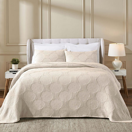Click here for Superior Tanta Crinkle Woven 3-Pc. Coverlet Set  Q... prices