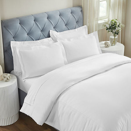 Click here for SUPERIOR Brandon Embroidered Cotton Modern Duvet C... prices