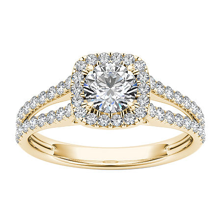 Click here for 1 CT.T.W. Natural Round Diamond 14K Gold Engagemen... prices