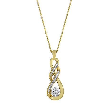 Click here for Diamond Blossom 1/4 CT.T.W. Natural Diamond Swirl... prices