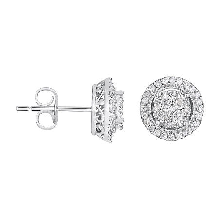 Click here for TruMiracle 1/4 CT.T.W. Natural Diamond Round Sterl... prices