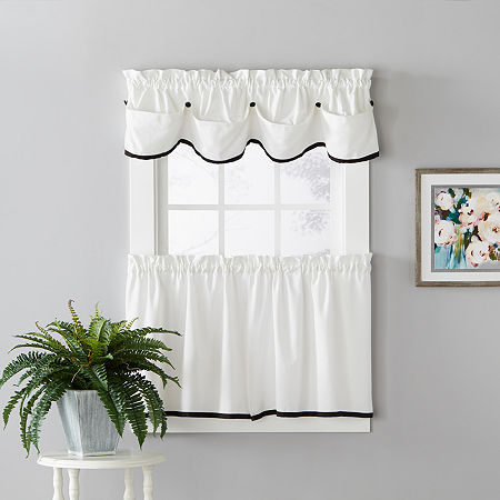 Click here for Saturday Knight Manor 2-pc. Rod Pocket Window Tier... prices