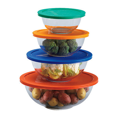 Click here for Pyrex 8-piece Mixing Bowl Set  One Size  Multiple... prices