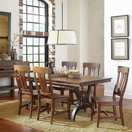 Click here for The District 7-Pc Standard Height Dining Set  One... prices