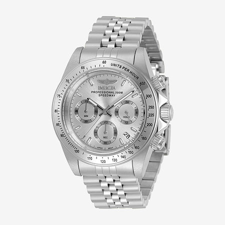Click here for Invicta Speedway Mens Chronograph Silver Tone Stai... prices