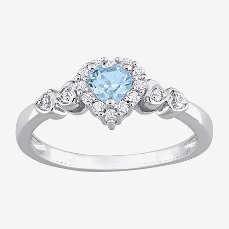 Click here for Womens Diamond Accent Genuine Blue Topaz Sterling... prices