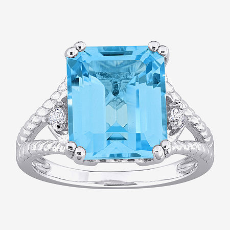 Click here for Womens Genuine Blue Topaz Sterling Silver Cocktail... prices