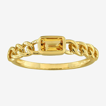 Click here for Womens Genuine Yellow Citrine 14K Gold Cocktail Ri... prices