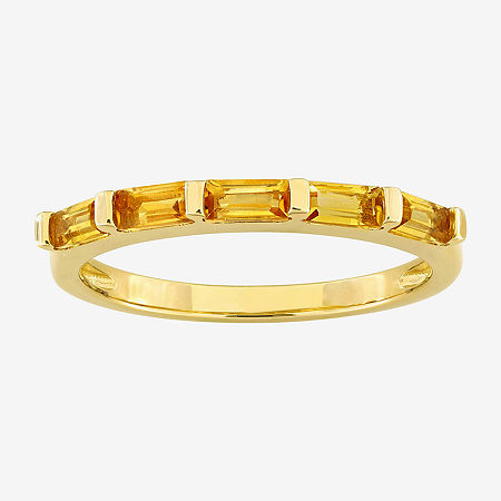 Click here for Womens Genuine Yellow Citrine 10K Gold Cocktail Ri... prices