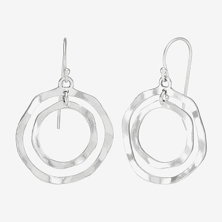 Click here for Silpada Womens Sterling Silver Circle Drop Earring... prices