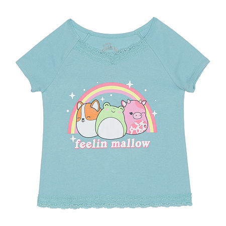 Click here for Little & Big Kid Girls V Neck Short Sleeve Regular... prices