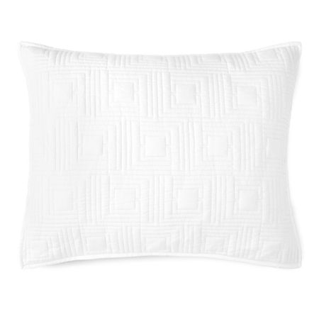 Click here for Liz Claiborne Camille Pillow Sham  One Size  White prices