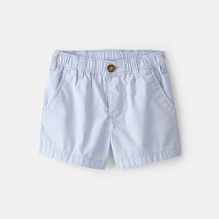 Click here for Carters Boys Toddler 2T-5T Twill Shorts - Blue prices