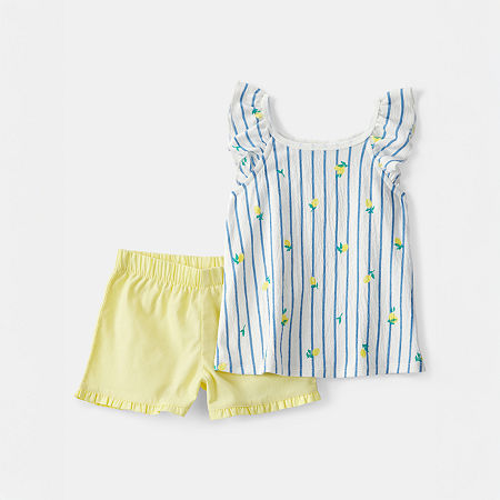 Click here for Carters Toddler Girls 2-pc. Short Set  2t  Yellow prices