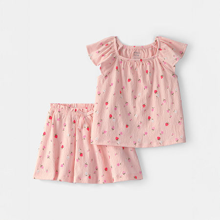 Click here for Carters Girls Toddler 2T-5T Strawberry Top and Sko... prices