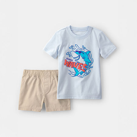 Click here for Carters Toddler Boys 2-pc. Short Set  3t  Blue prices
