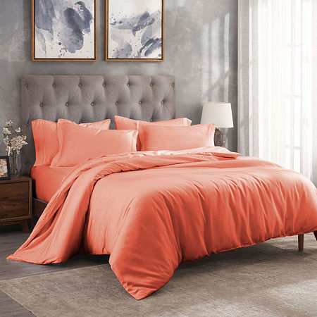 Click here for Superior 300TC Solid Wrinkle-Free Duvet Cover Set prices