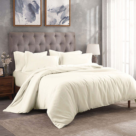 Click here for Superior 300TC Solid Wrinkle-Free Duvet Cover Set prices