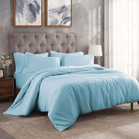 Click here for Superior 300TC Solid Wrinkle-Free Duvet Cover Set prices
