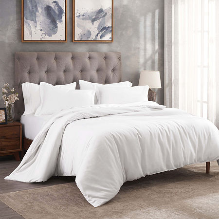 Click here for Superior 300TC Solid Wrinkle-Free Duvet Cover Set prices