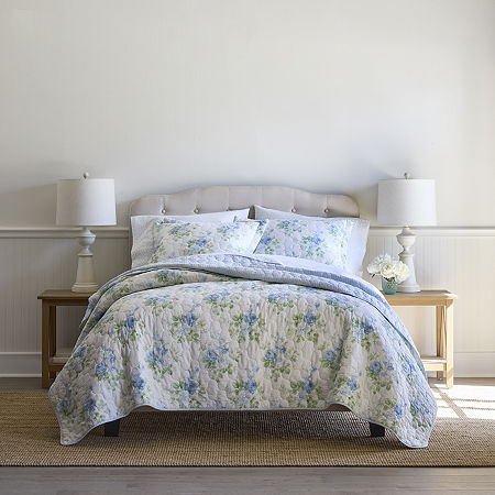Click here for Laura Ashley Linley 3-pc. Floral Quilt Set  One Si... prices