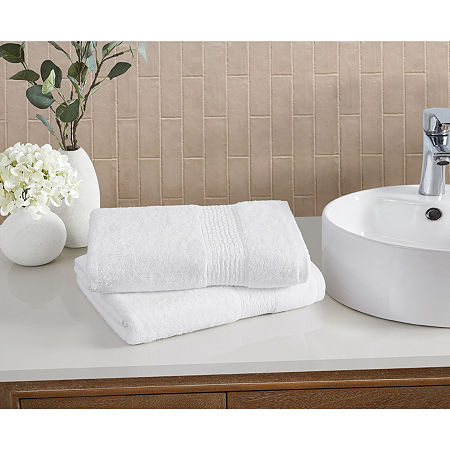 Click here for Cannon Cotton Tencel Bath Towel Set  One Size  Whi... prices