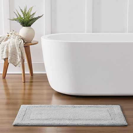 Click here for Royal Velvet Cotton Frame Bathtub Mat  One Size  G... prices