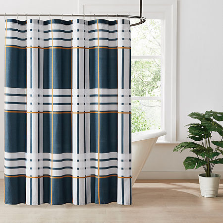 Click here for Truly Soft Henry Plaid Shower Curtain  One Size  B... prices