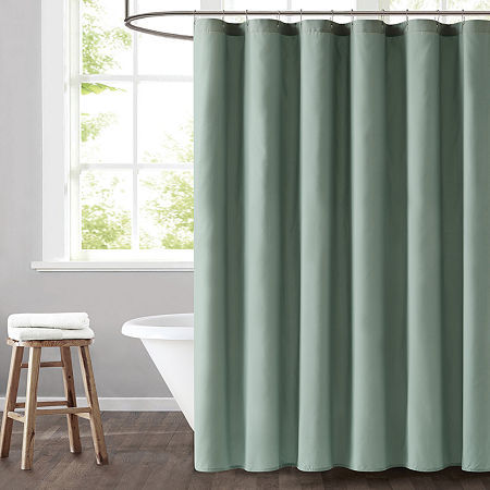 Click here for Truly Soft Everyday Solid Shower Curtain  One Size... prices