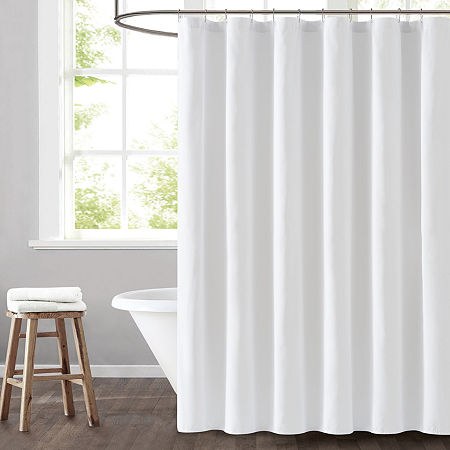 Click here for Truly Soft Everyday Solid Shower Curtain  One Size... prices