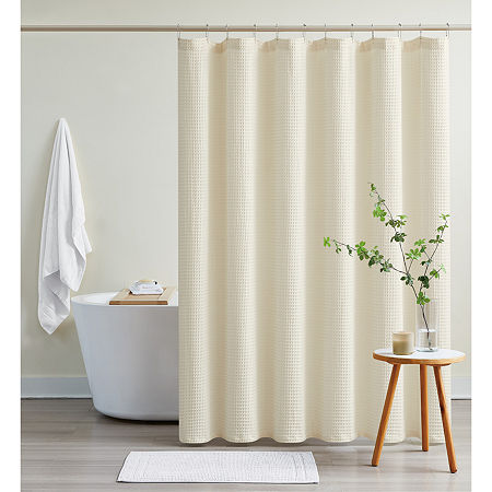 Click here for Cannon Heritage Cotton Waffle Shower Curtain  One... prices