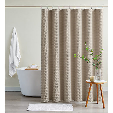 Click here for Cannon Heritage Cotton Waffle Shower Curtain  One... prices