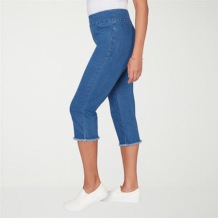 Click here for Alfred Dunner Classics Womens Mid Rise Capri Jean... prices