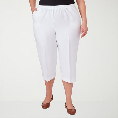 Click here for Alfred Dunner Classics Womens Plus Straight Mid Ri... prices