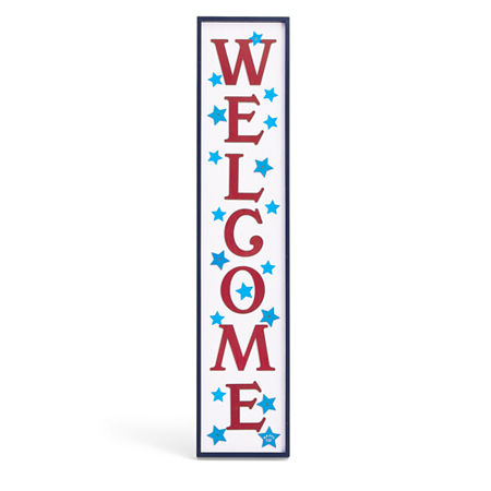 Click here for Layerings Porch Sign  One Size  Red prices