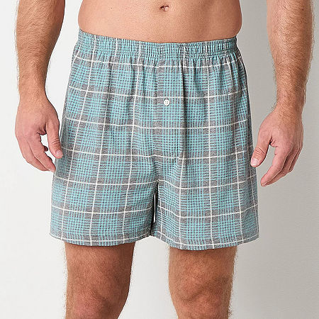 Click here for Stafford Cotton Knit Mens 4 Pack Boxers 305939  La... prices