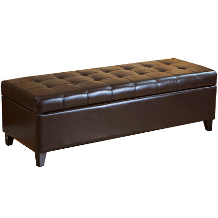 Click here for Ellsworth Tufted Storage Bench  One Size  Brown prices