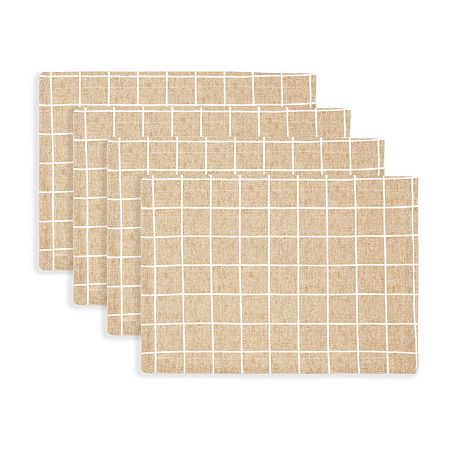 Click here for Fieldcrest Window Pane 4-pc. Placemat  One Size  B... prices