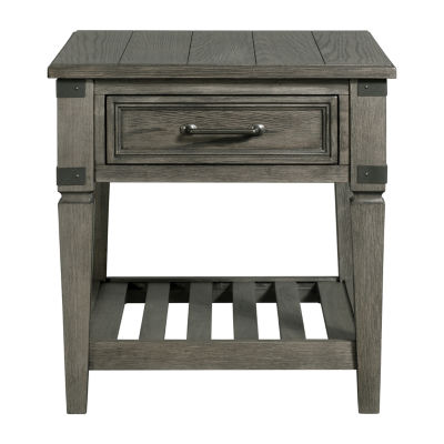 Intercon Incorporated Foundry Living Room Collection 1-Drawer End Table ...