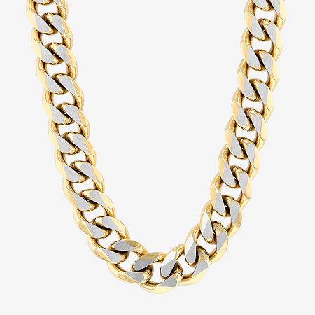 Click here for Mens Stainless Steel 24 Inch Curb Chain Necklace... prices