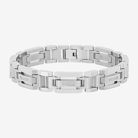 Click here for Stainless Steel 1/7 CT. T.W. Natural White Diamond... prices