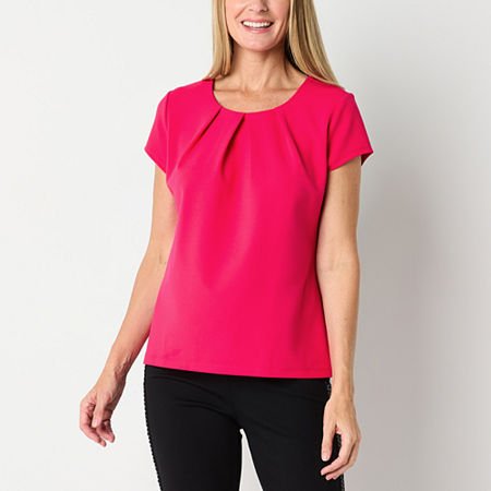 Click here for Liz Claiborne Texture Tee Womens Round Neck Short... prices