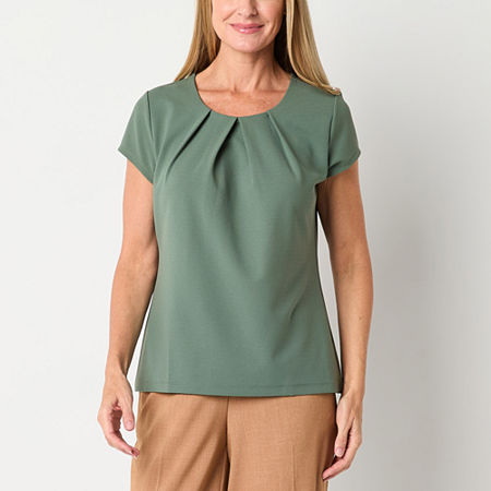 Click here for Liz Claiborne Texture Tee Womens Round Neck Short... prices