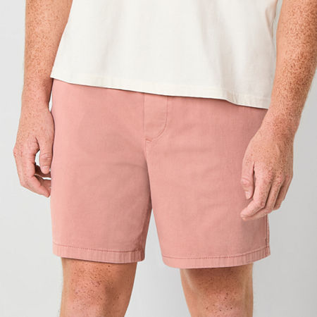 Click here for Arizona 6 1/2 Mens Twill Pull-On Short  Medium  Pi... prices