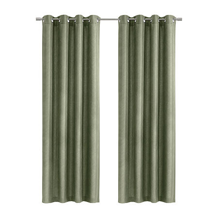 Click here for Abstract Grommet Top Light-Filtering Single Curtai... prices