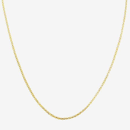Click here for Womens 10K Gold 20 Inch Link Chain Necklace  One S... prices