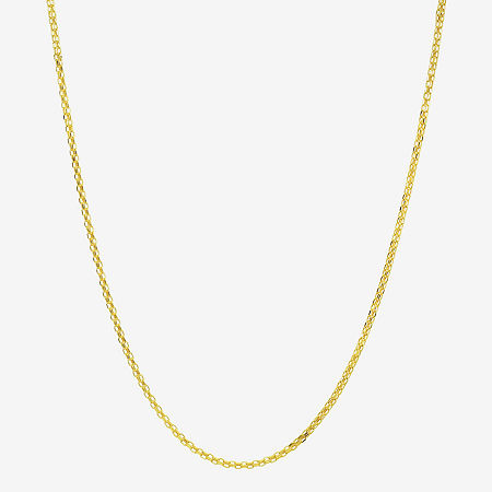 Click here for Womens 10K Gold 18 Inch Link Chain Necklace  One S... prices