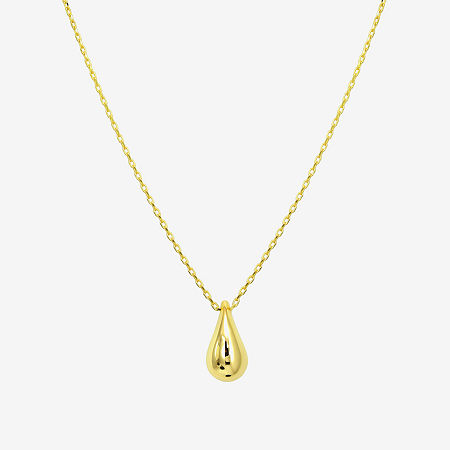 Click here for Womens 10K Gold 16 Inch Pendant Necklace  One Size... prices