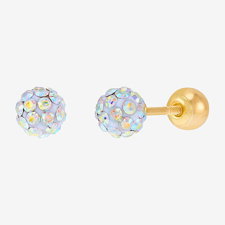 Click here for Limited Quantities! Crystal 10K Gold 4.8mm Ball St... prices